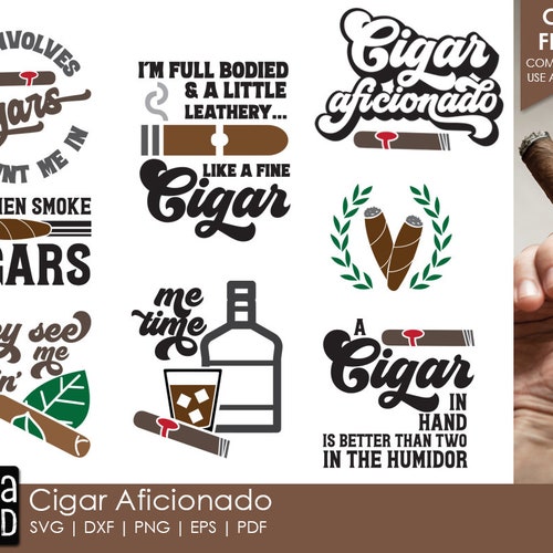 Cigar Aficionado Cigars SVG and Cut Files for Crafters | Etsy
