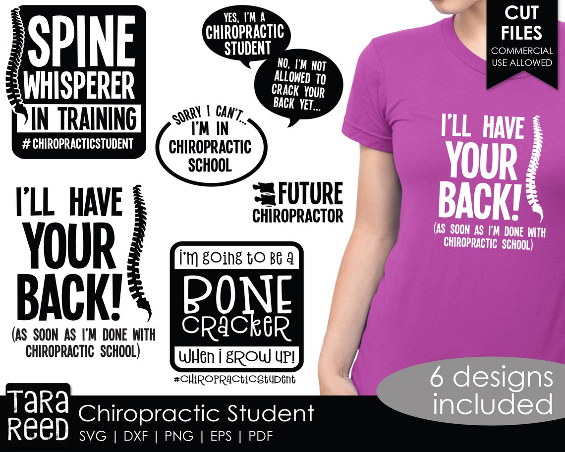 Chiropractor Student SVG and Cut Files for Crafters - Etsy