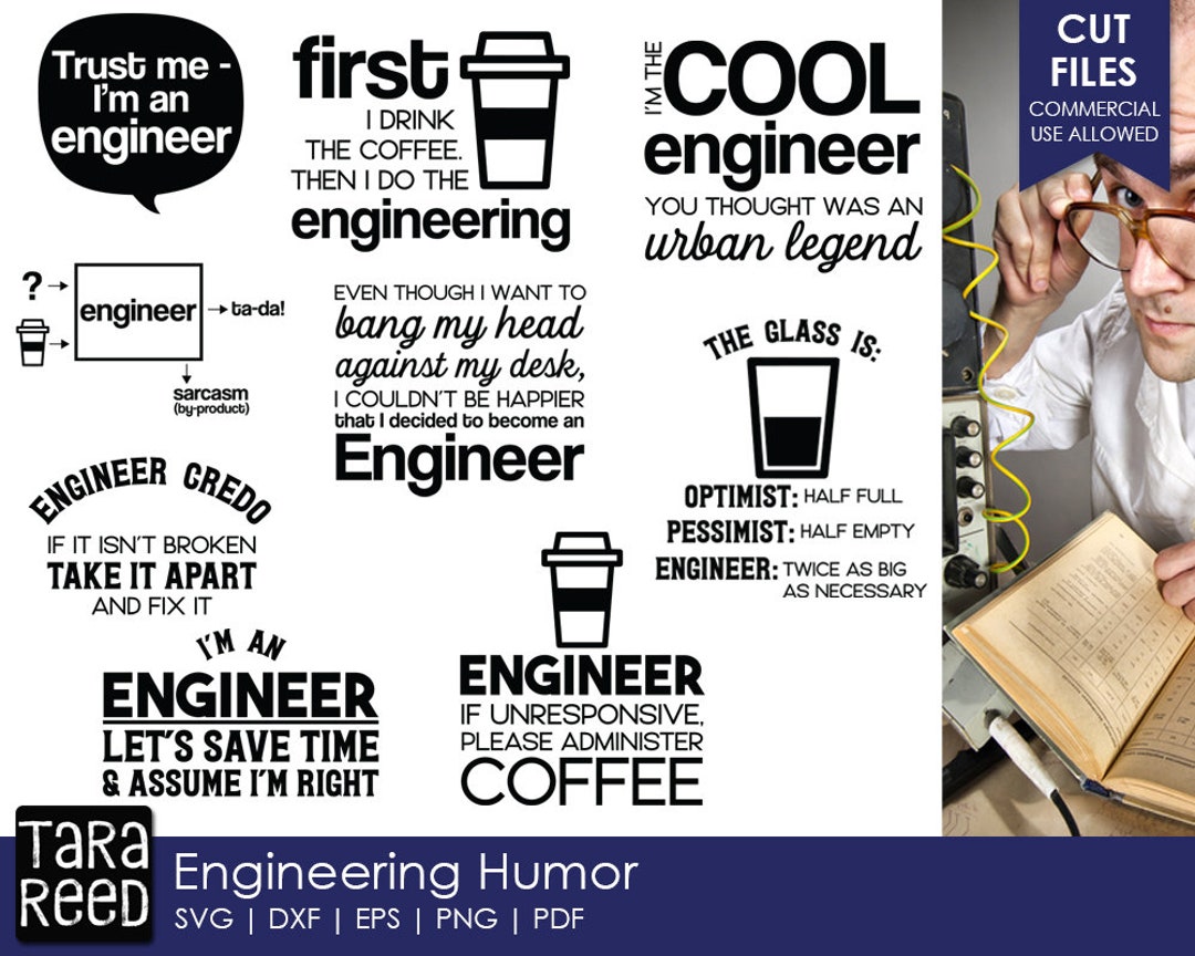 Engineering Humor - Engineer SVG and Cut Files for Crafters - Etsy