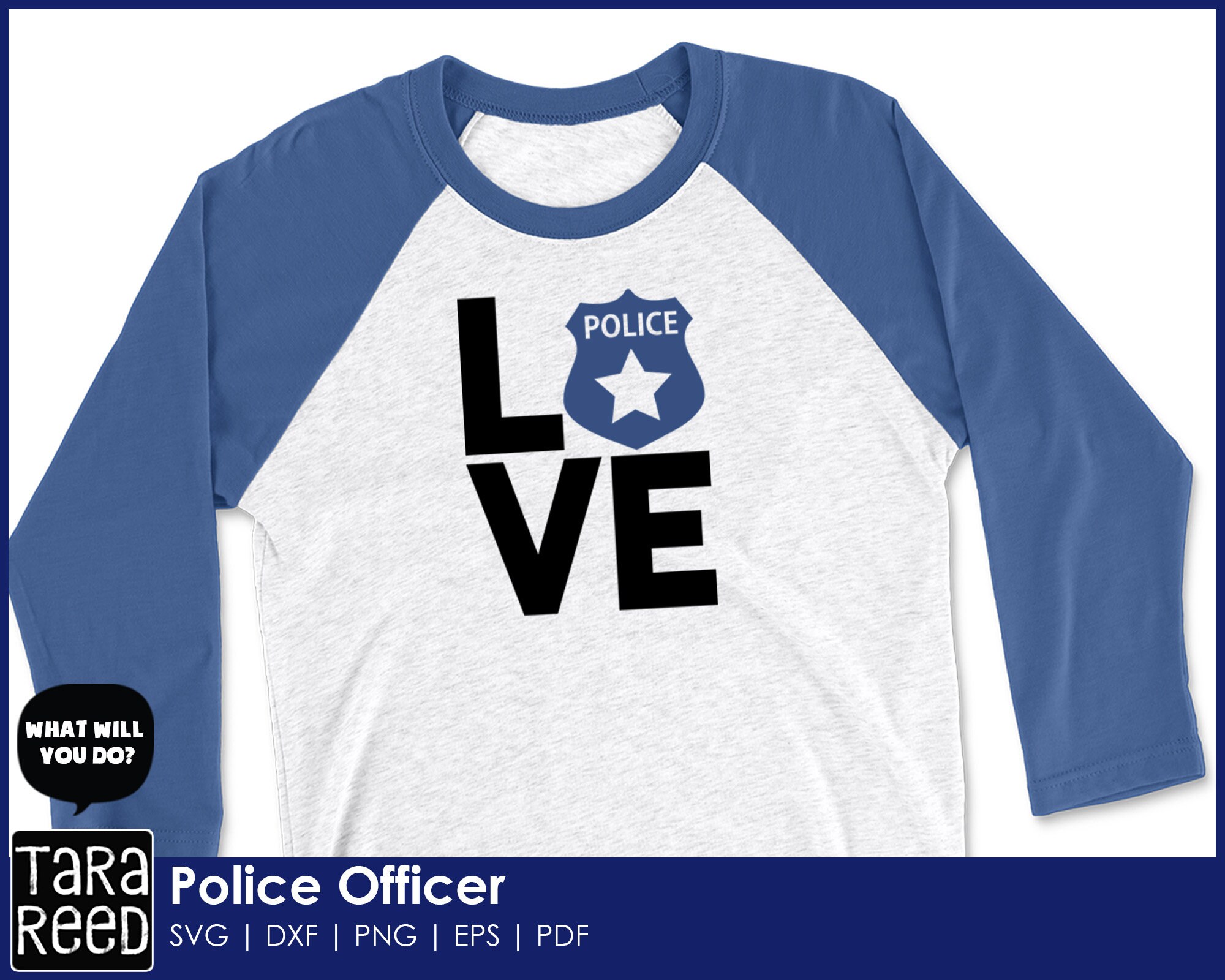 Police Officer SVG and Cut Files for Crafters - Etsy