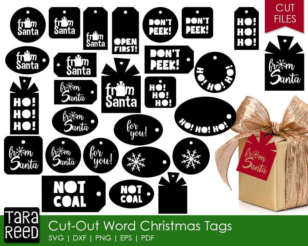 Christmas Gift Tags Christmas SVG and Cut Files for Crafters - Etsy