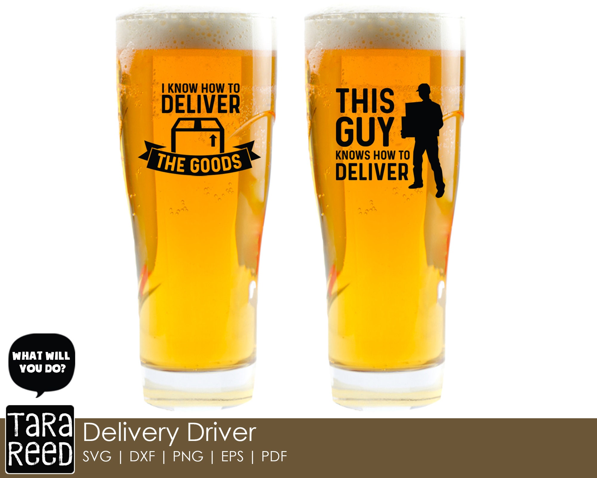 Delivery Driver - SVG and Cut Files for Crafters - Etsy