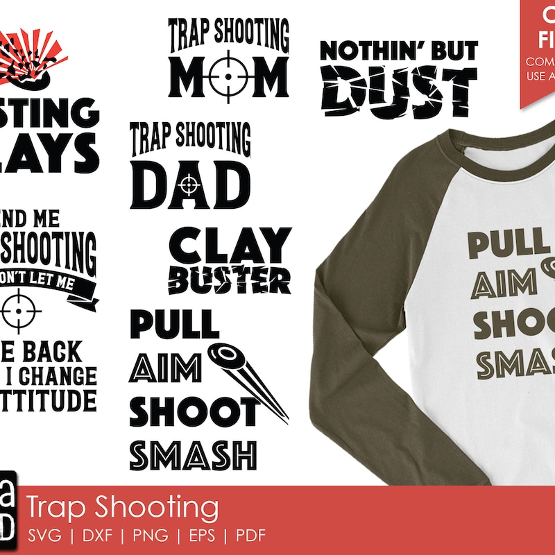 Trap Shooting Svg - Etsy