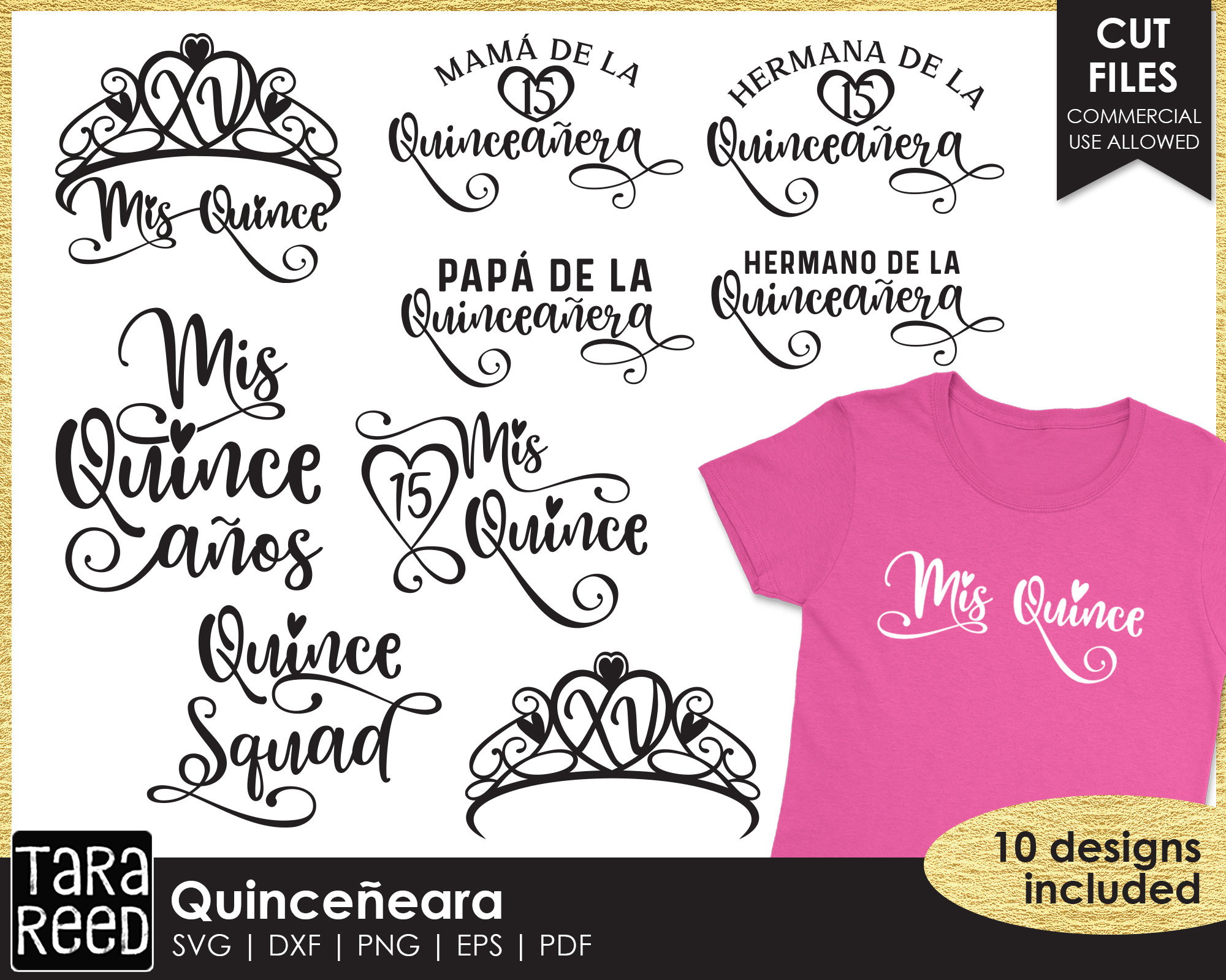 Quinceanera SVG and Cut Files for Crafters - Etsy Denmark