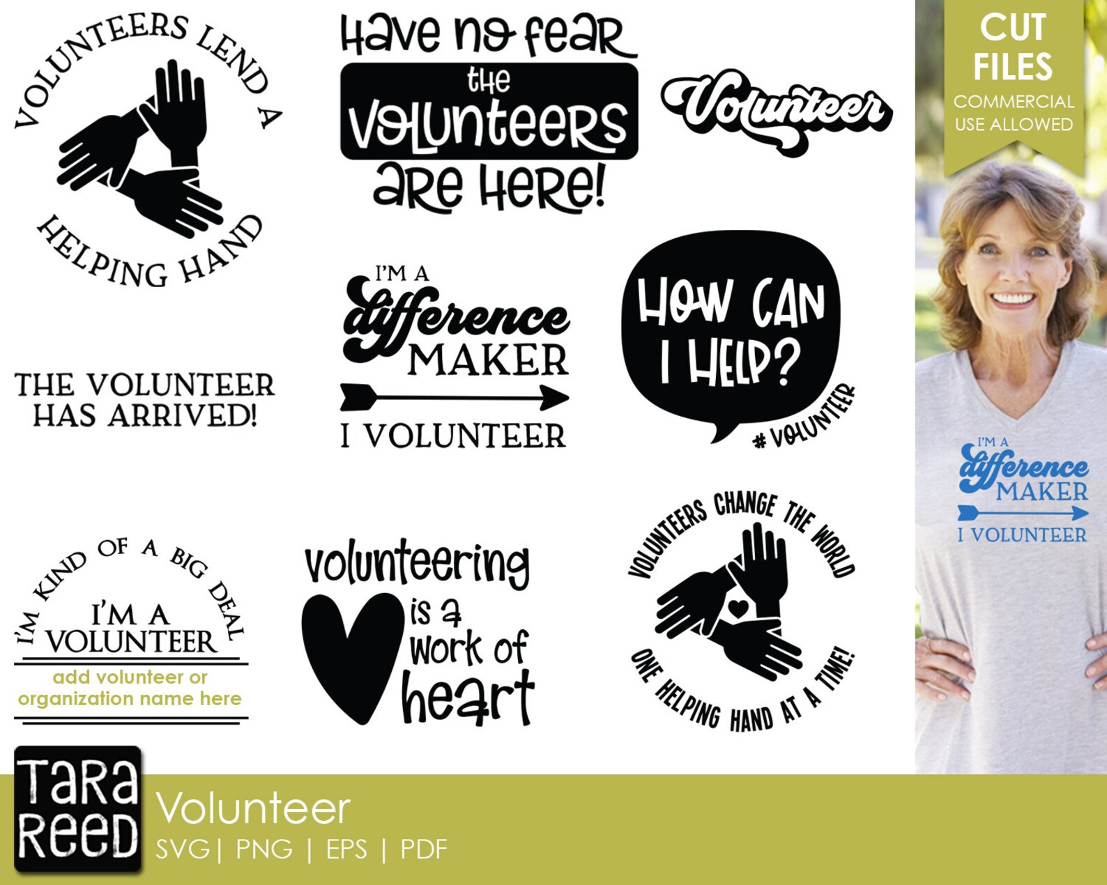 Volunteer SVG and Cut Files for Crafters - Etsy