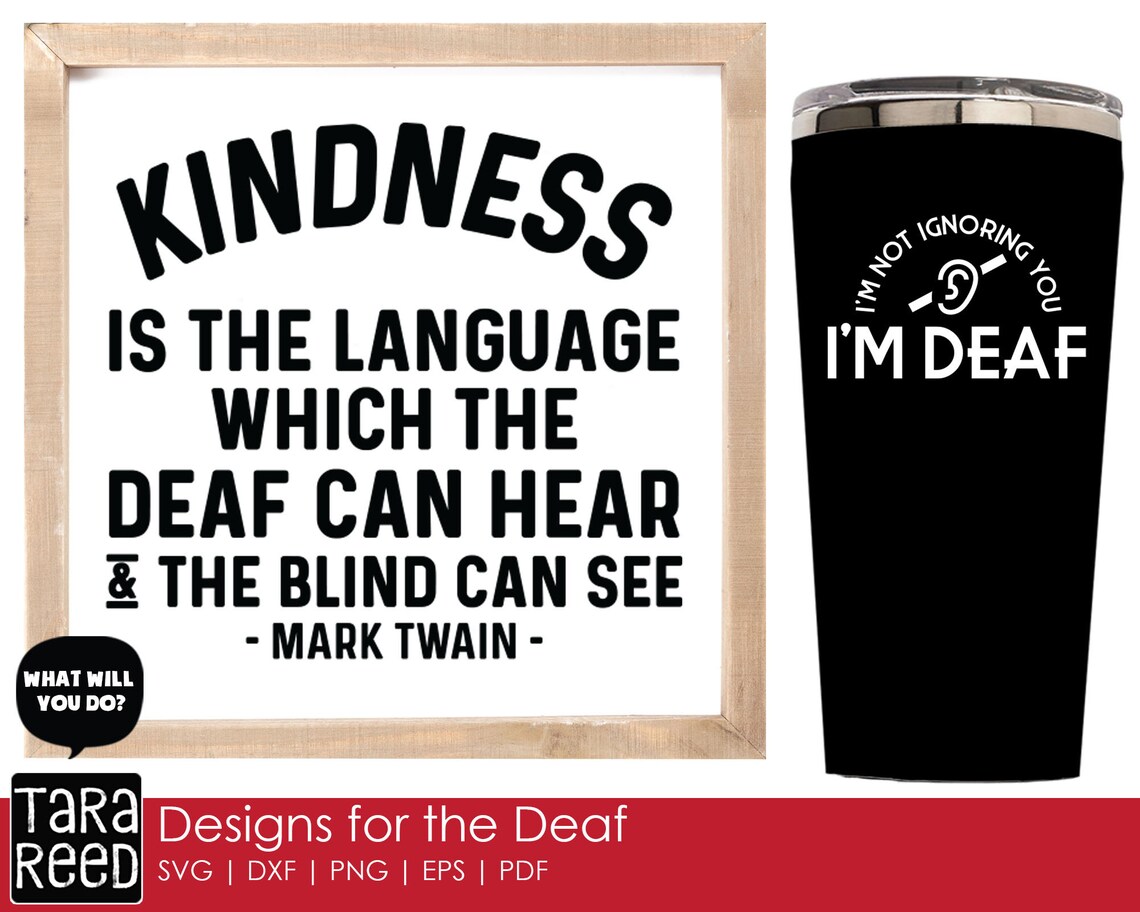 Designs for the Deaf SVG and Cut Files for Crafters - Etsy
