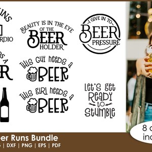 Beer Run - Beer SVG and Cut Files for Crafters - Etsy