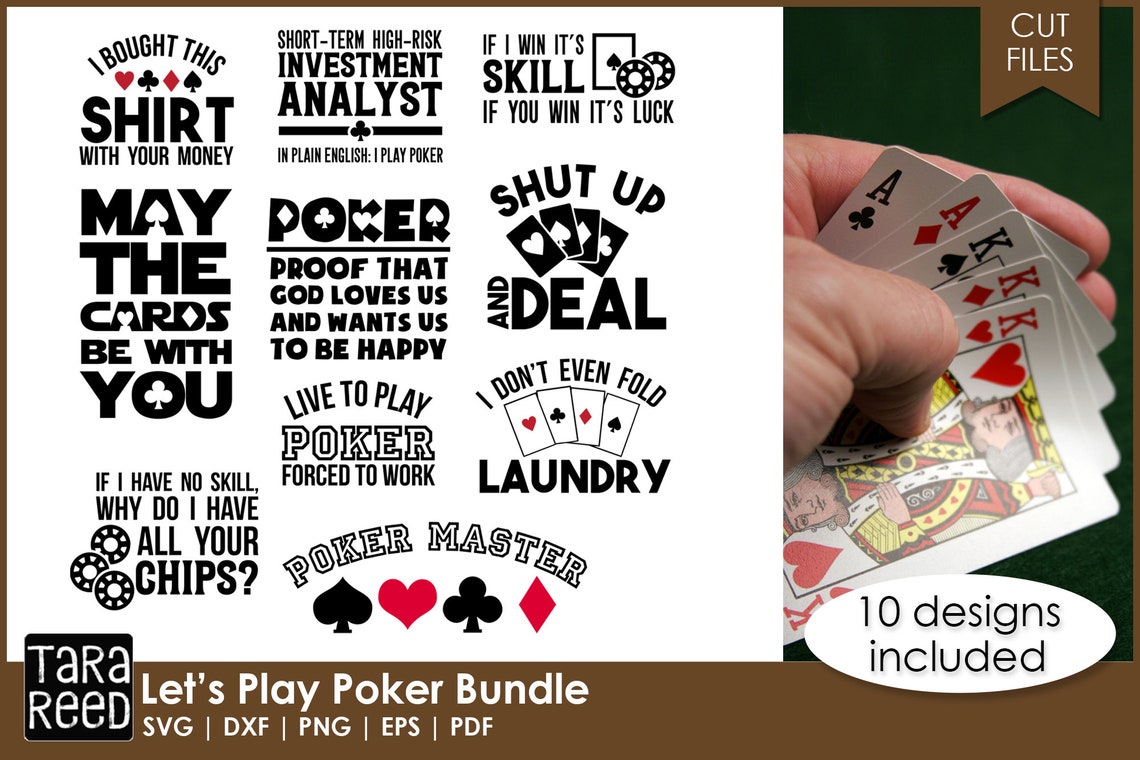 Poker SVG and Cut Files for Crafters - Etsy