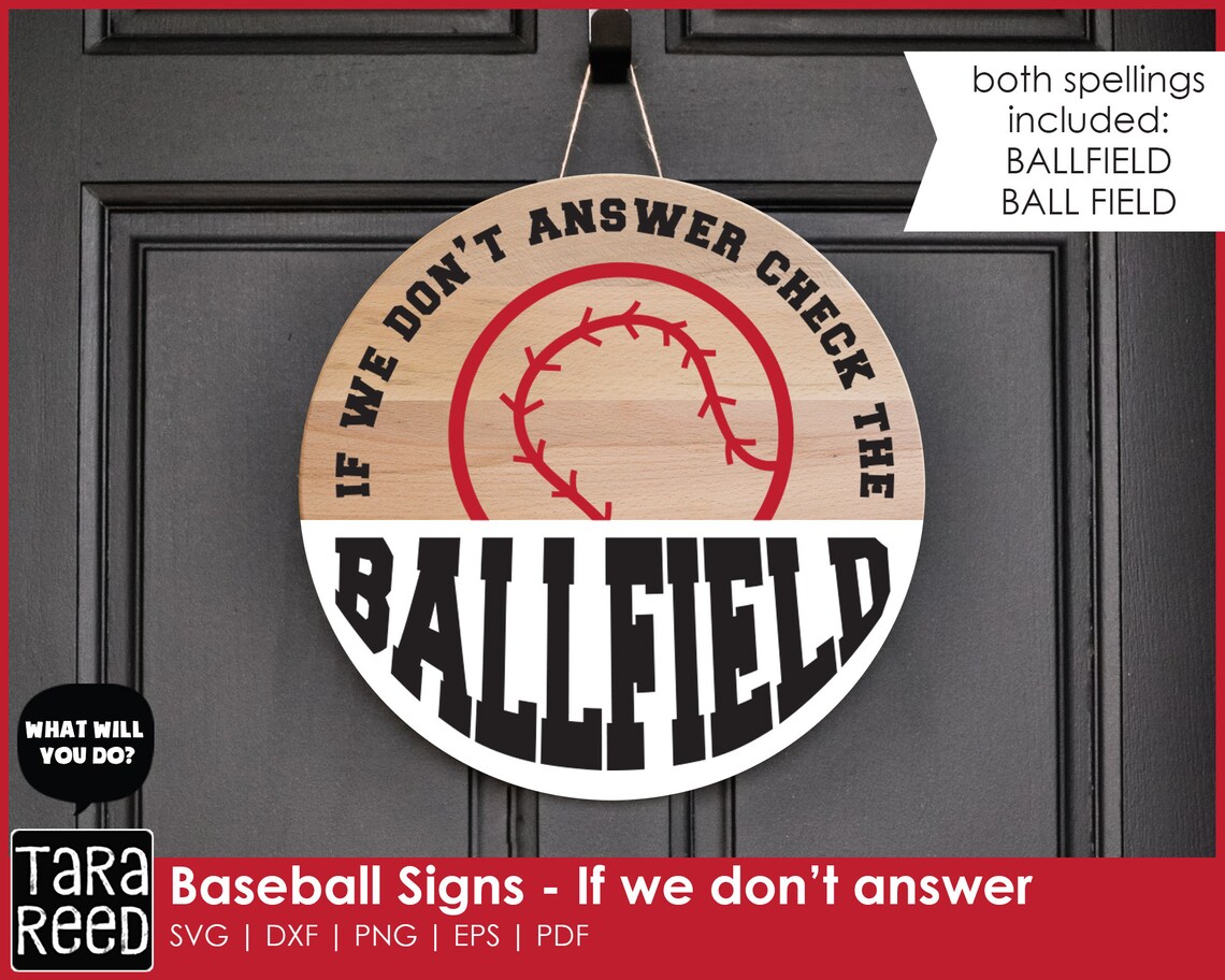 Funny Baseball Sign SVG and Cut Files for Crafters - Etsy