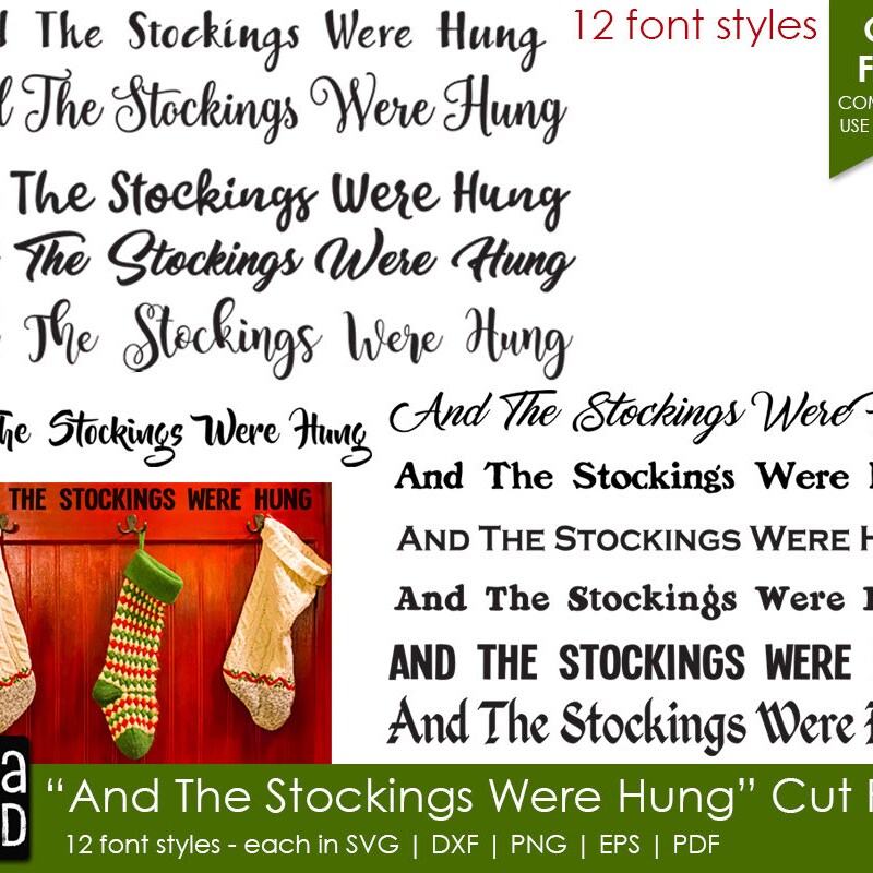 Stockings Were Hung - Etsy