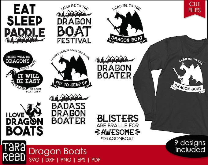 Dragon Boat Racing SVG | 3D Layered Dragon Boat Cut Files - Etsy Canada