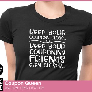 Coupon Queen - Couponing SVG and Cut Files for Crafters - Etsy