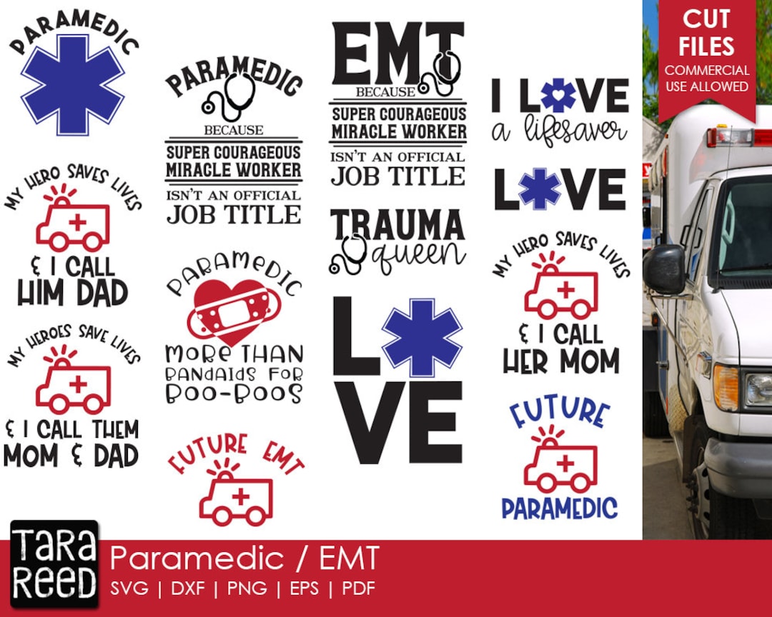 Paramedic SVG and Cut Files for Crafters - Etsy
