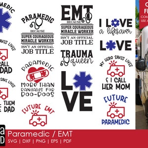 Paramedic SVG and Cut Files for Crafters - Etsy
