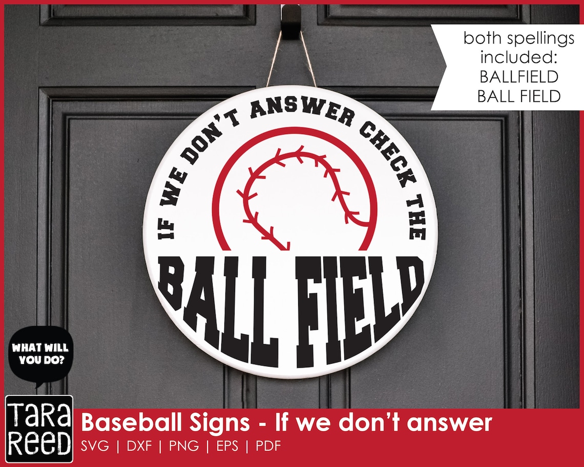 Funny Baseball Sign SVG and Cut Files for Crafters - Etsy