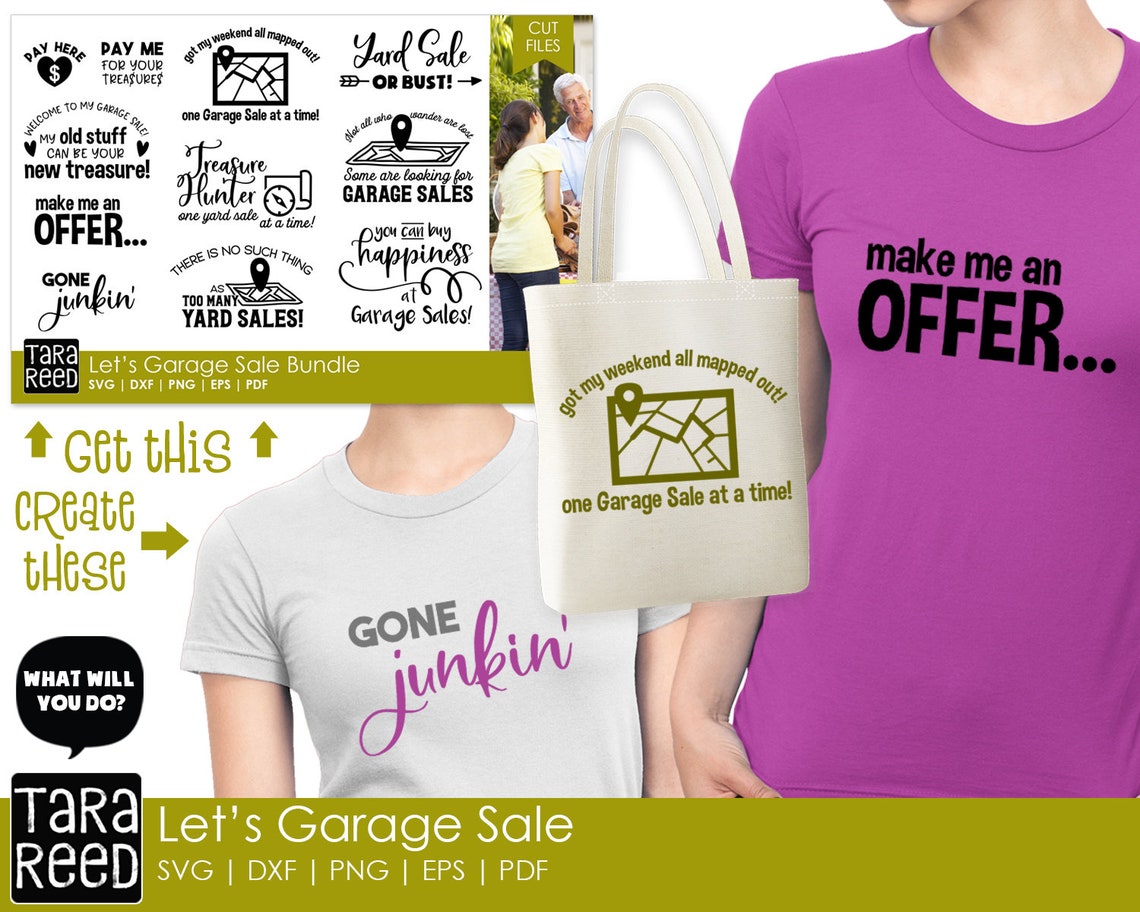 Garage Sale SVG and Cut Files for Crafters - Etsy