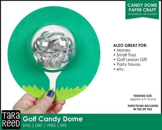 Golf SVG for Cricut Mini Golf Party Favor Golf Candy Dome - Etsy