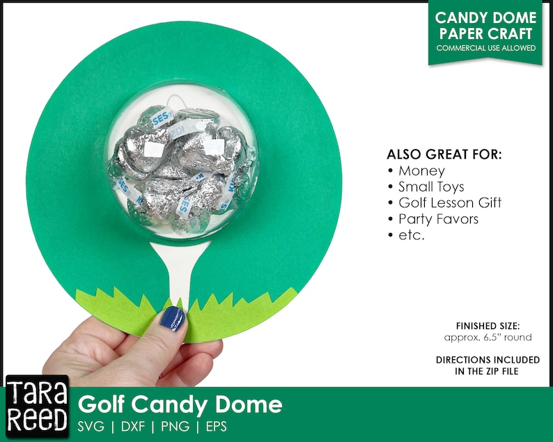 Golf SVG for Cricut | Mini Golf Party Favor | Golf Candy Dome SVG - Etsy