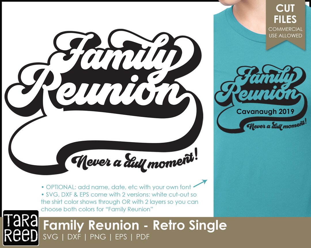 Family Reunion SVG and Cut Files for Crafters - Etsy Canada