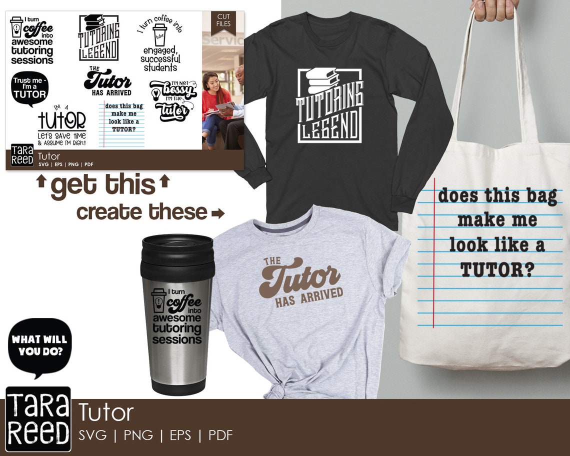 Tutor Teacher SVG and Cut Files for Crafters | Etsy