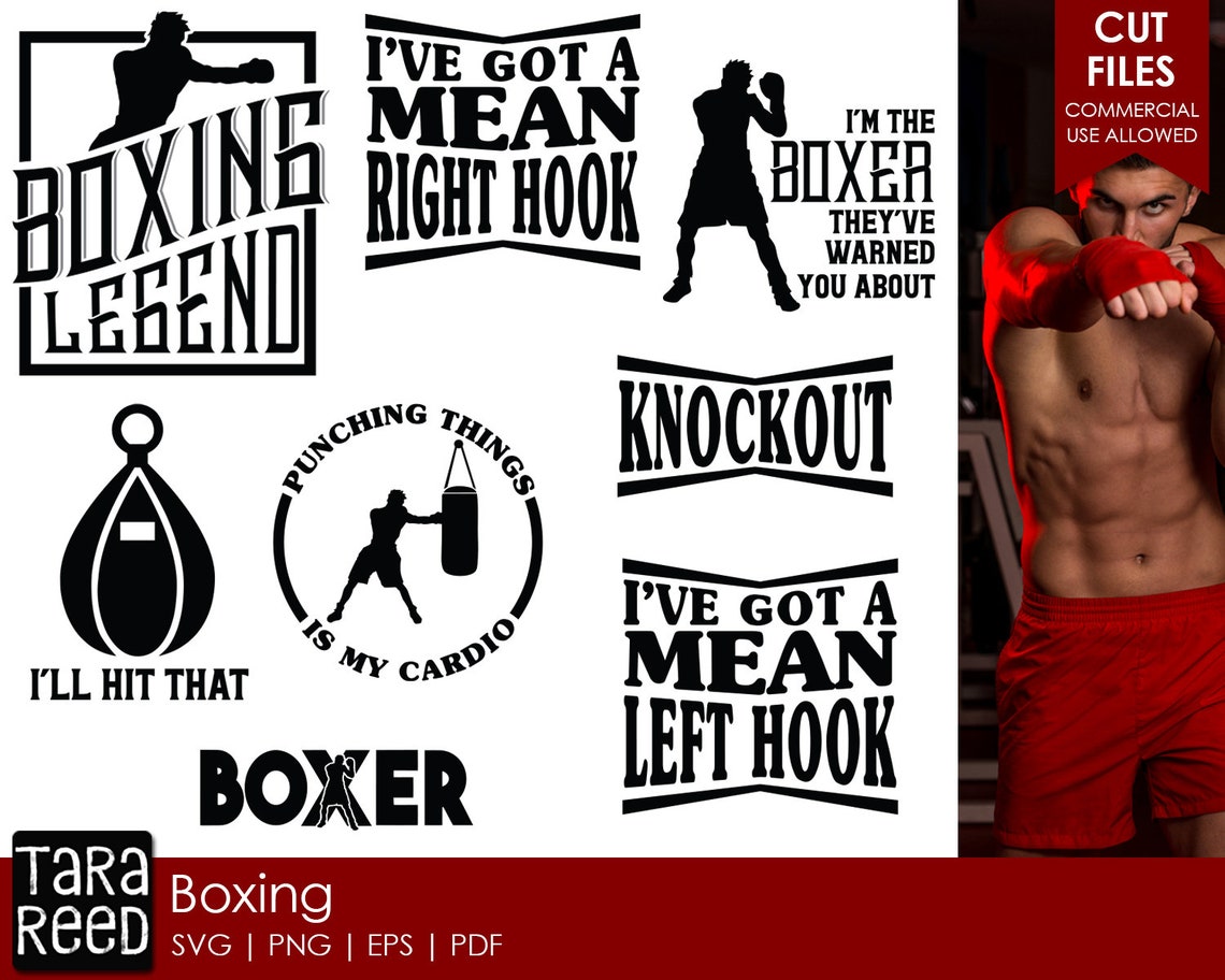 Boxing SVG and Cut Files for Crafters - Etsy