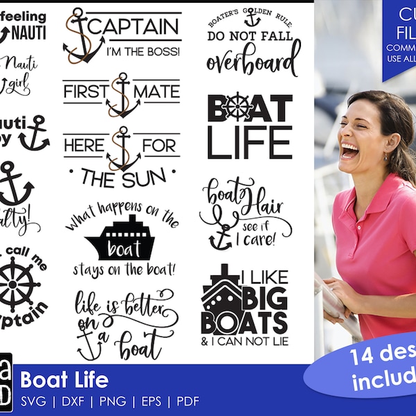 Boat Captain Svg - Etsy