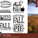 Fall Signs Fall SVG and Cut Files for Crafters | Etsy