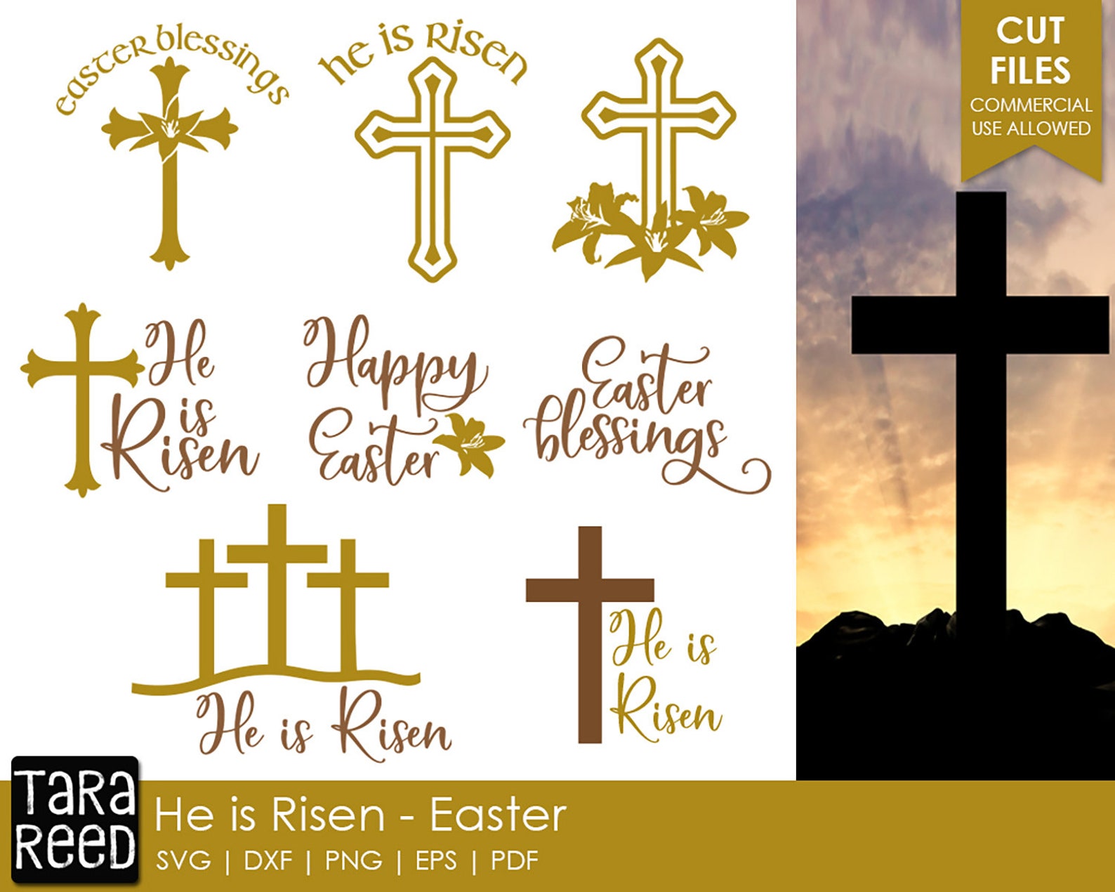 Christian Easter MEGA Bundle Easter SVG and Cut Files for | Etsy
