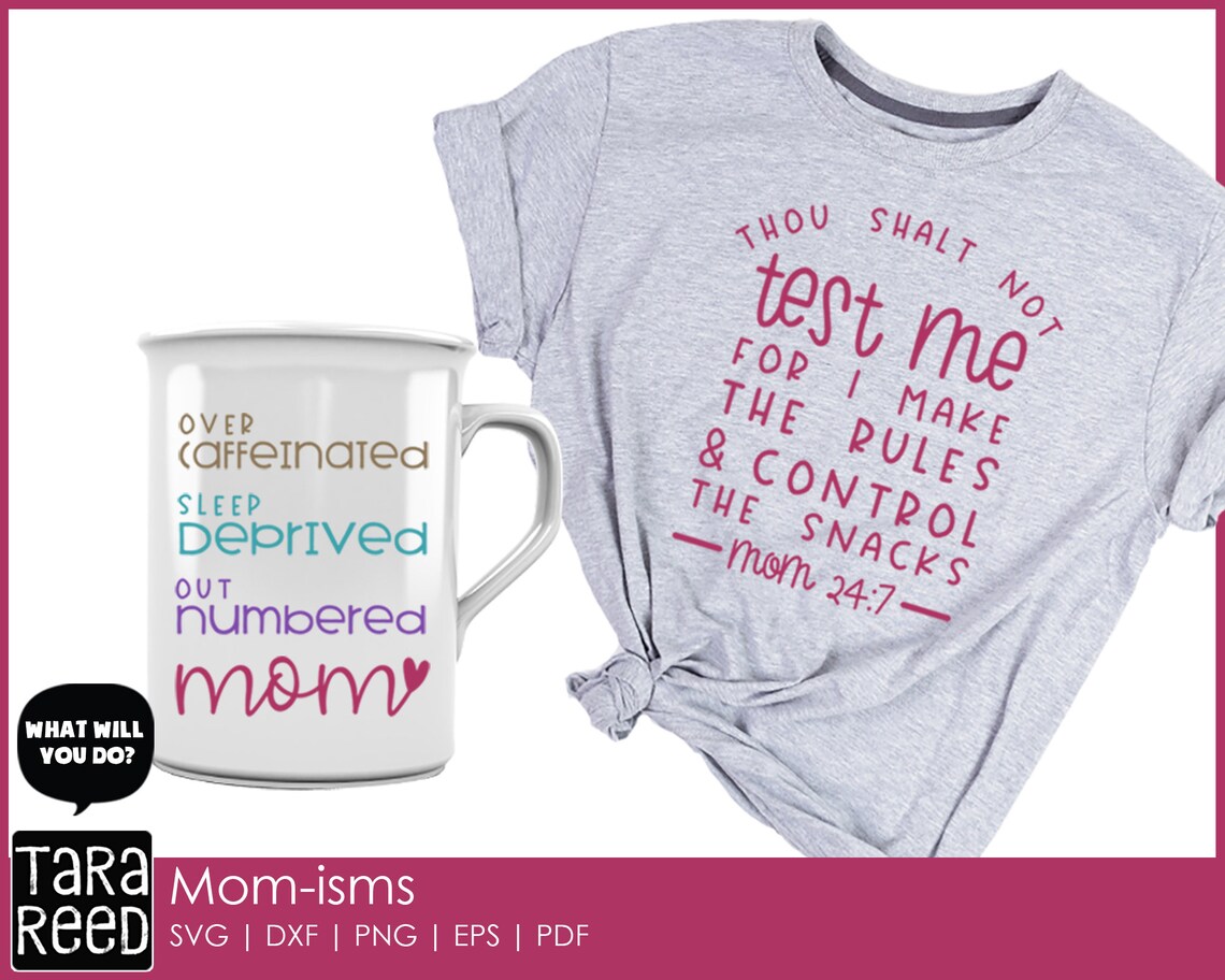 Mom-isms Family SVG and Cut Files for Crafters | Etsy