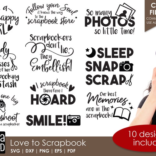 Scrapbooking SVG and Cut Files for Crafters - Etsy