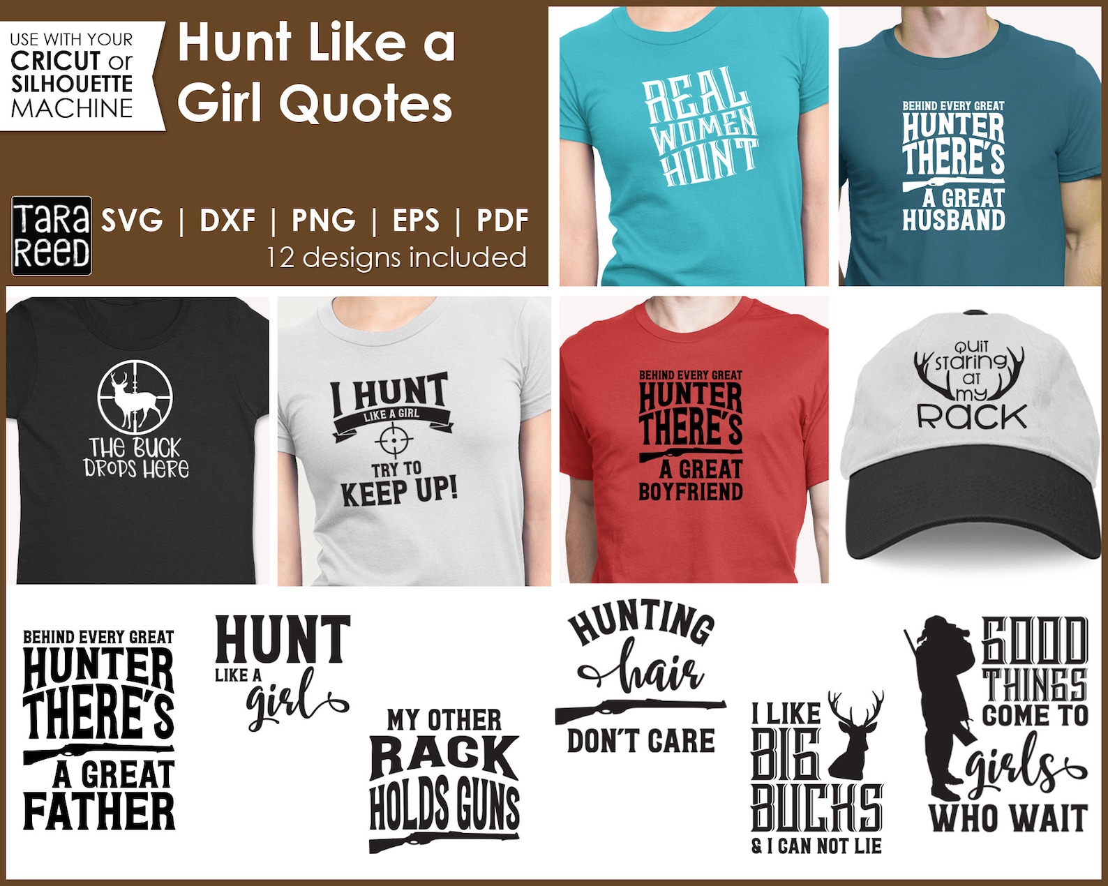 Hunt Like a Girl - Hunting SVG and Cut Files for Crafters - Etsy