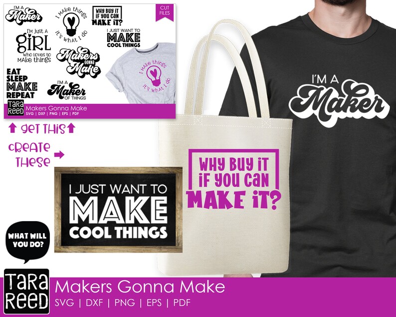 Makers Gonna Make Crafting SVG and Cut Files for Crafters | Etsy