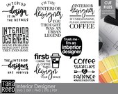 Interior Designer Interior Design SVG and Cut Files for - Etsy
