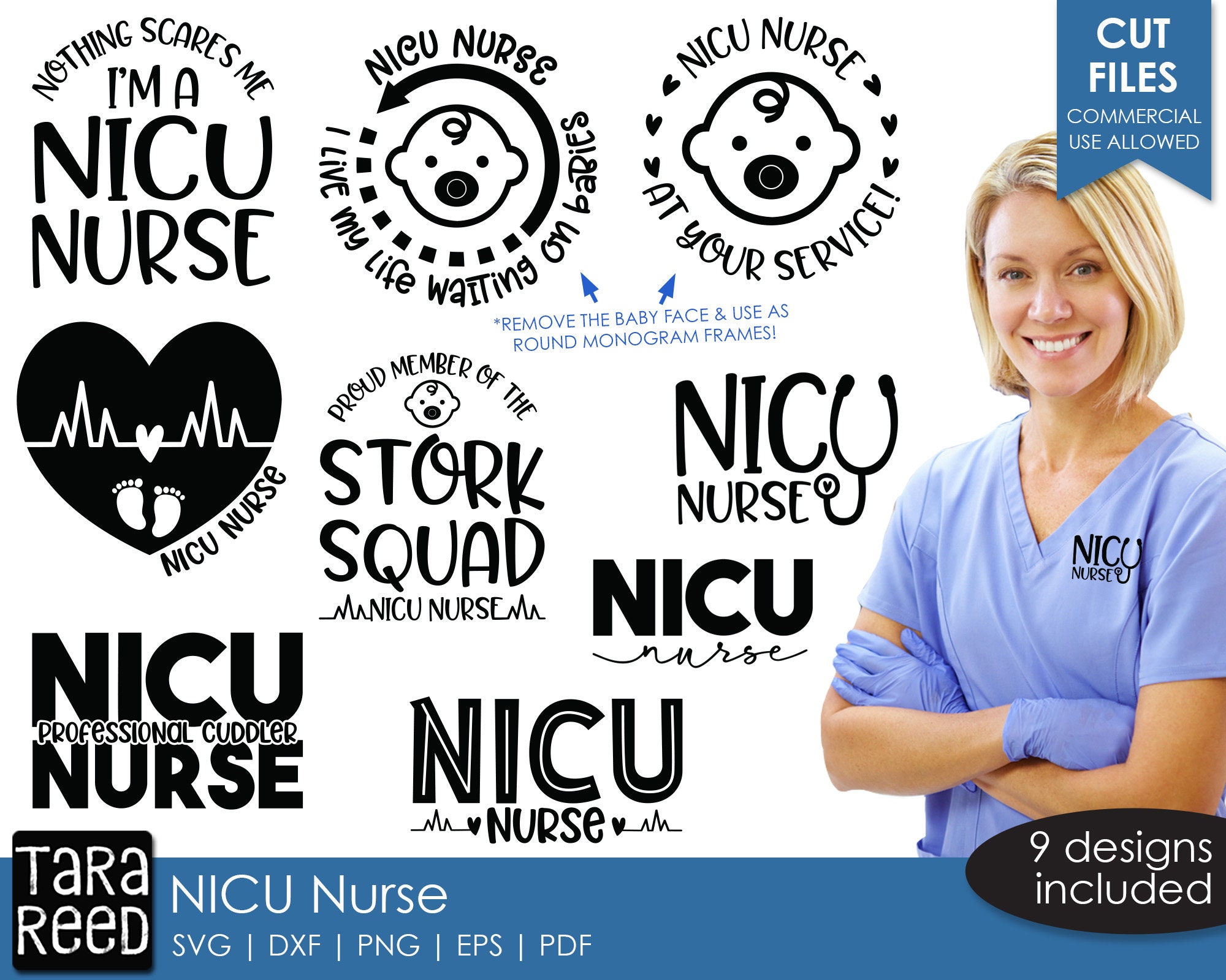 NICU Nurse SVG and Cut Files for Crafters - Etsy