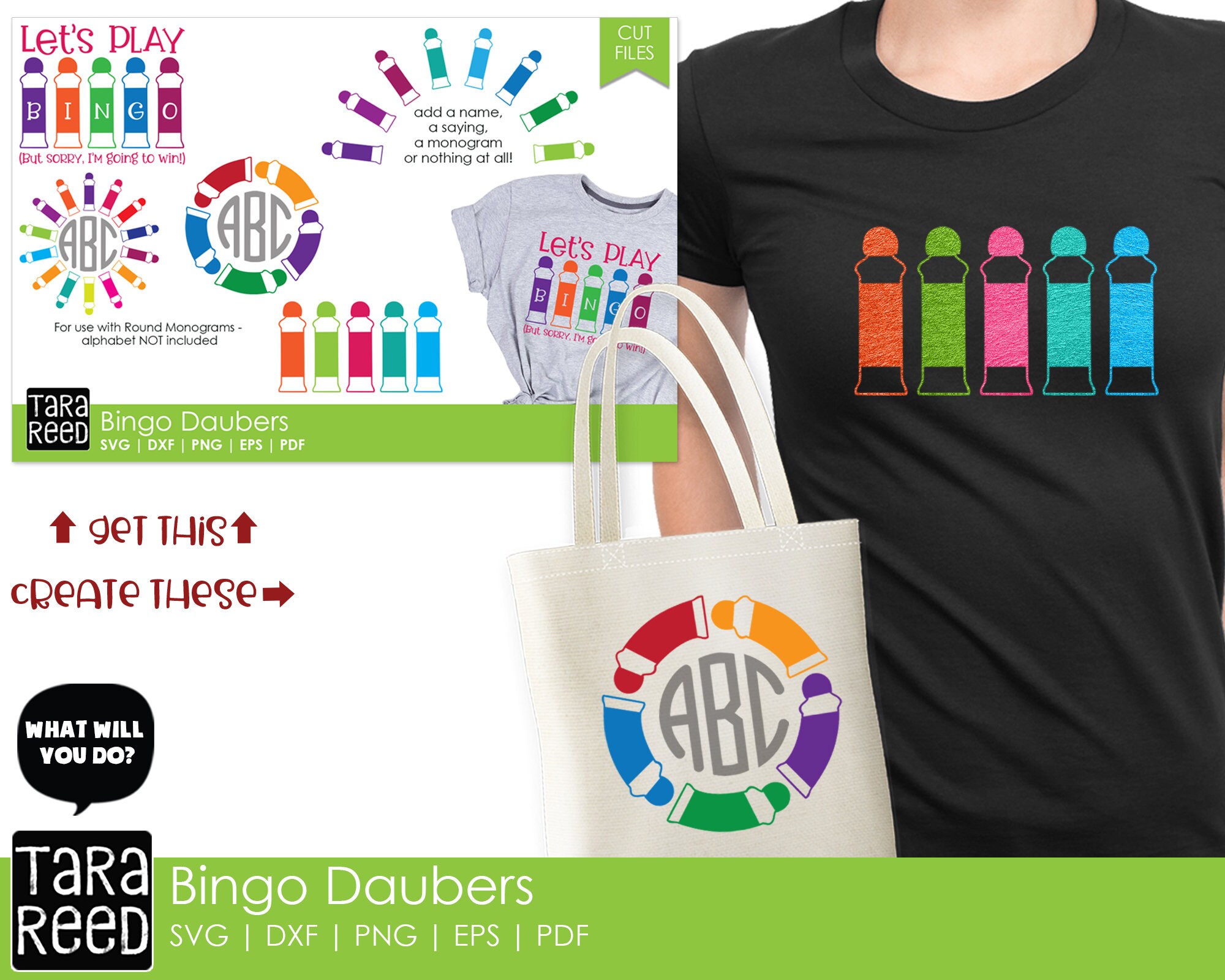 Bingo Dauber Bingo SVG and Cut Files for Crafters | Etsy Ireland