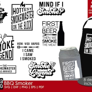 BBQ Smoker - Barbecue SVG and Cut Files for Crafters - Etsy