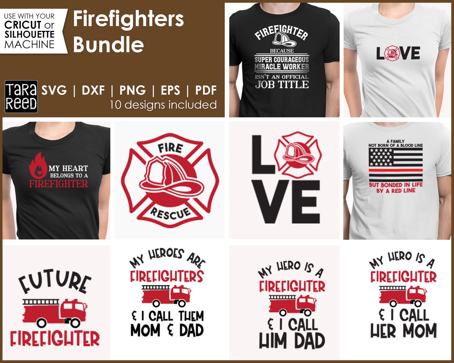 Firefighter SVG and Cut Files for Crafters - Etsy