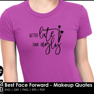 Best Face Forward Makeup SVG and Cut Files for Crafters - Etsy