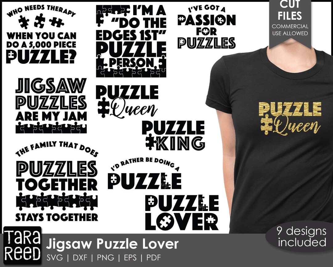 Jigsaw Puzzle SVG and Cut Files for Crafters - Etsy