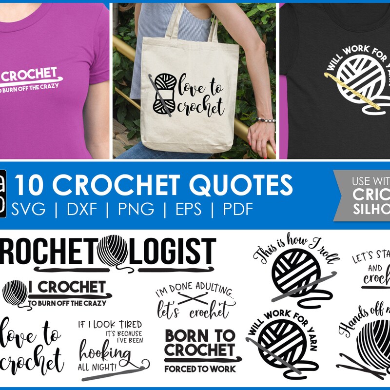 Crochet Sayings - Etsy