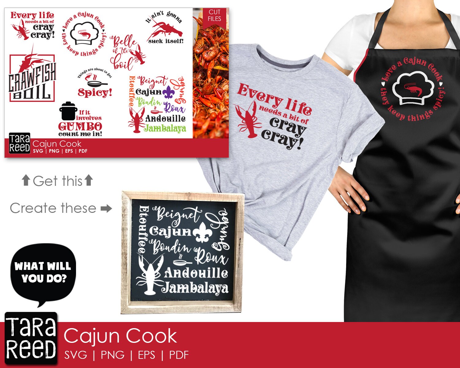 Cajun Cook - Kitchen SVG and Cut Files for Crafters - Etsy