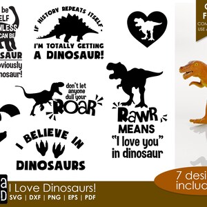 Dinosaur MEGA Bundle - Dinosaurs SVG and Cut Files for Crafters - Etsy