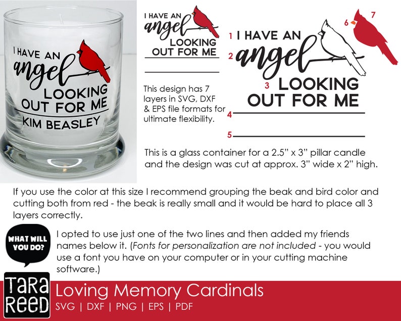 In Loving Memory Cardinals SVG and Cut Files for Crafters | Etsy