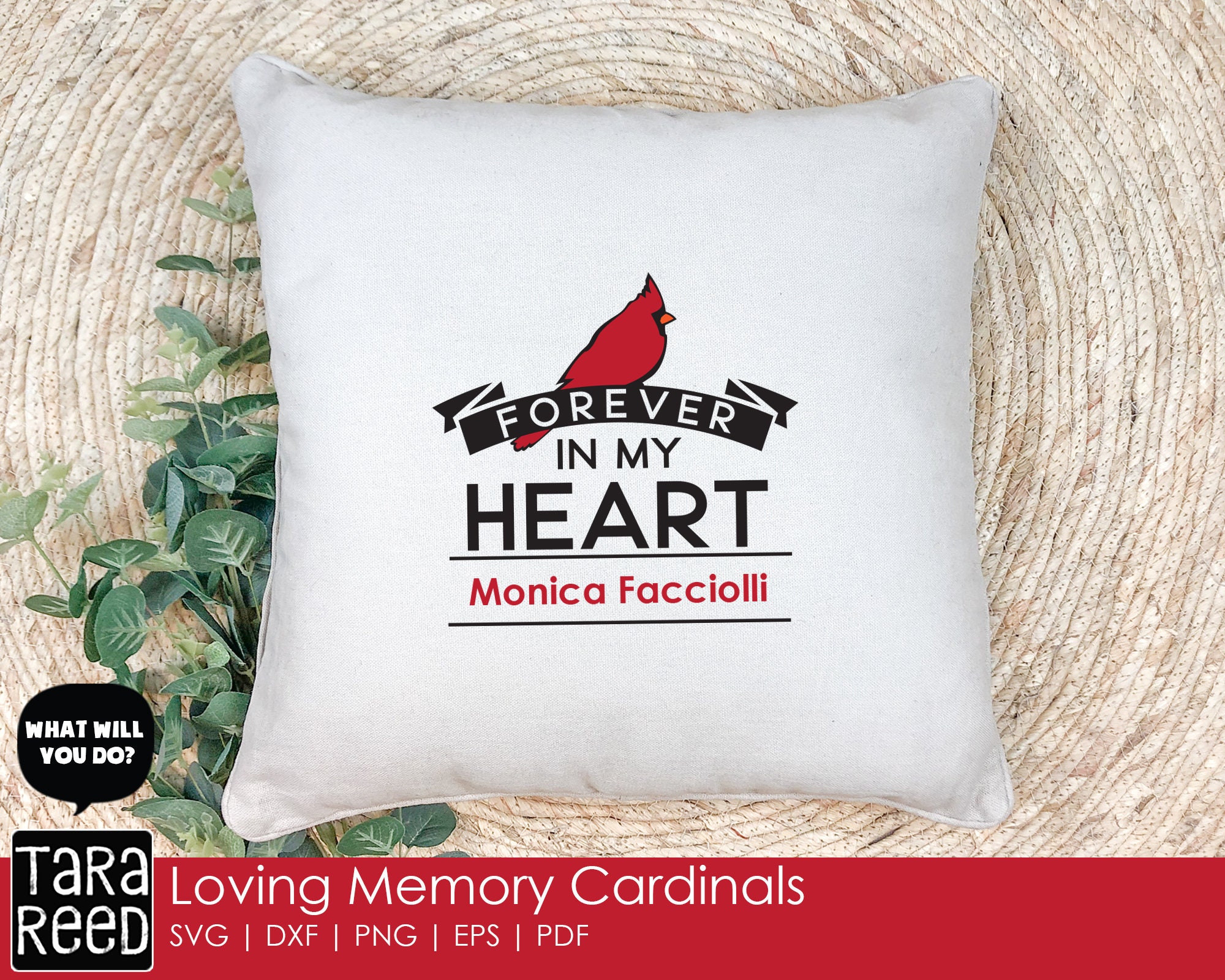 In Loving Memory Cardinals SVG and Cut Files for Crafters | Etsy