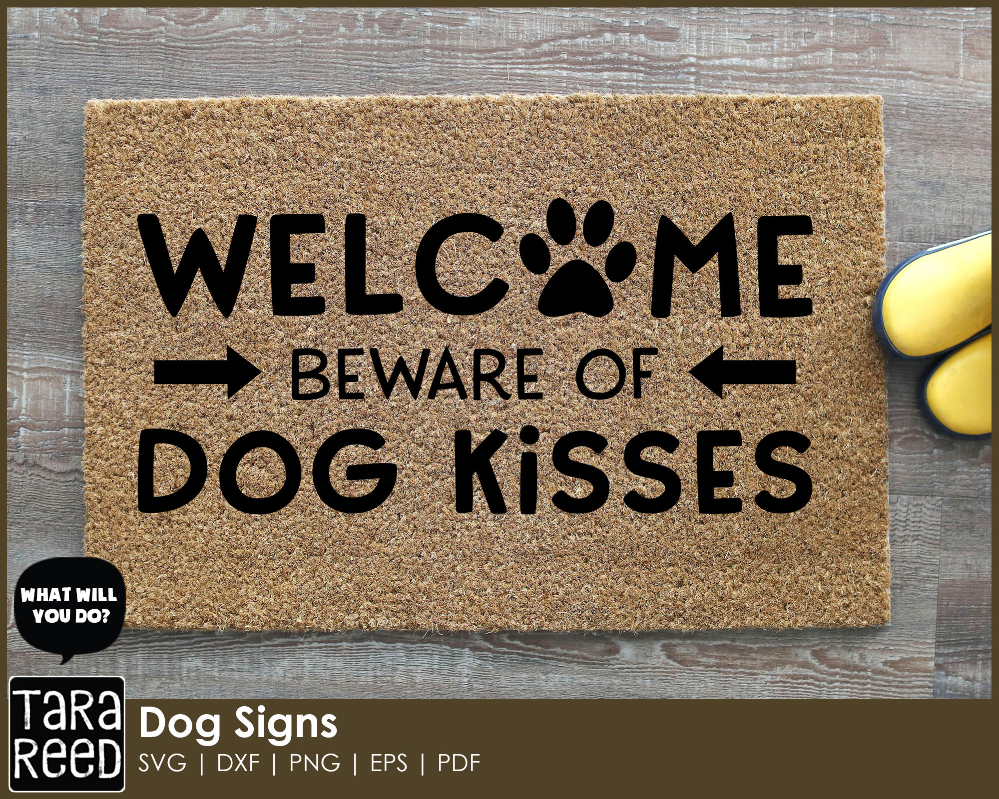 Dog Sign SVG Bundle for Cricut or Silhouette - Etsy Canada