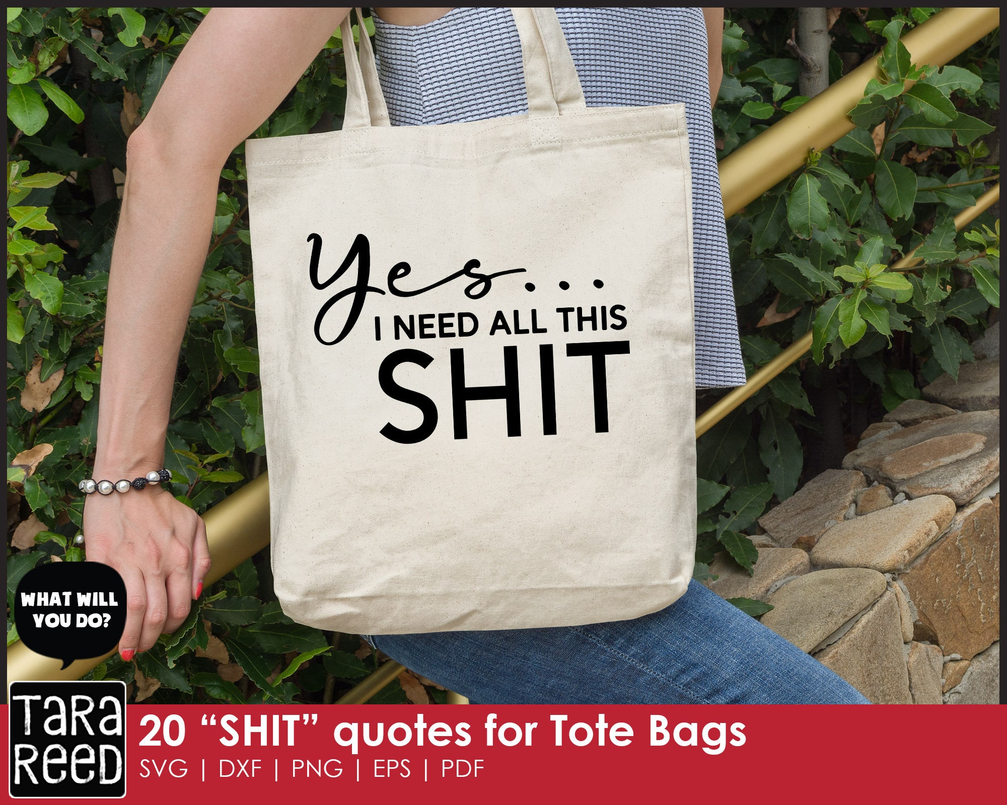 Shit SVG Files for Cricut or Silhouette | Edgy Tote Bags - Etsy