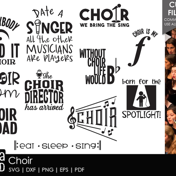 Choir Svg - Etsy