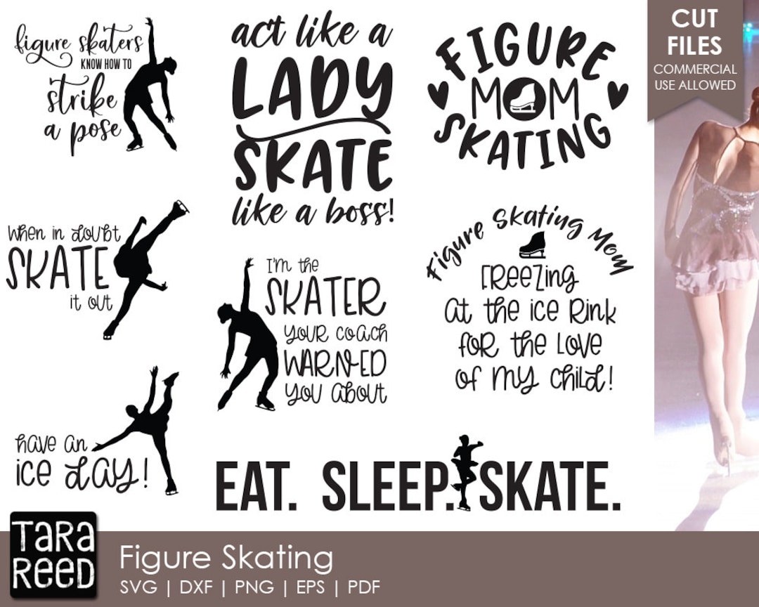 Figure Skating SVG and Cut Files for Crafters - Etsy