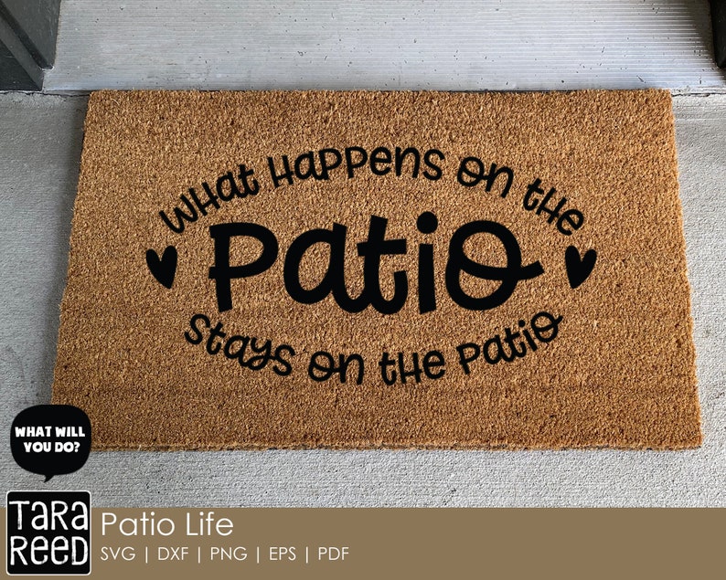 Patio Life - Outdoor Living SVG and Cut Files for Crafters - Etsy