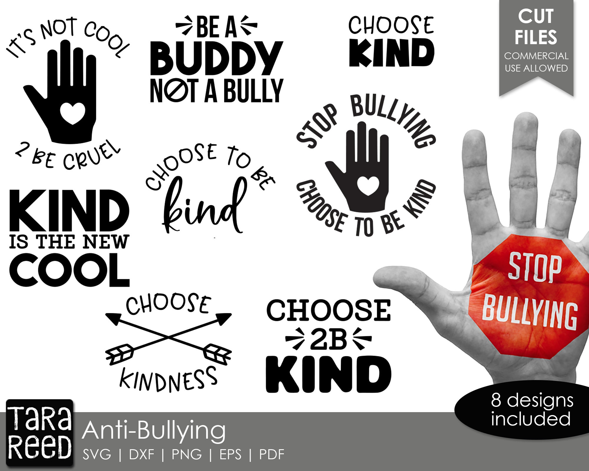 Stop bullying svg Designs SVG DXF PNG Be a Buddy Not a Bully svg Anti ...